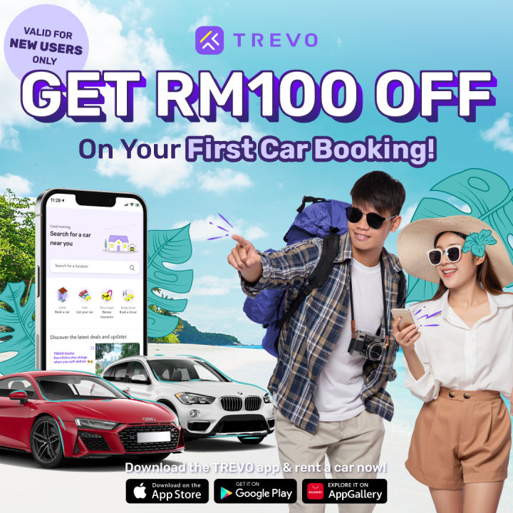 TREVO RM100 OFF Car Rental e-voucher [FIRST TIME BOOKING ONLY] | Lazada