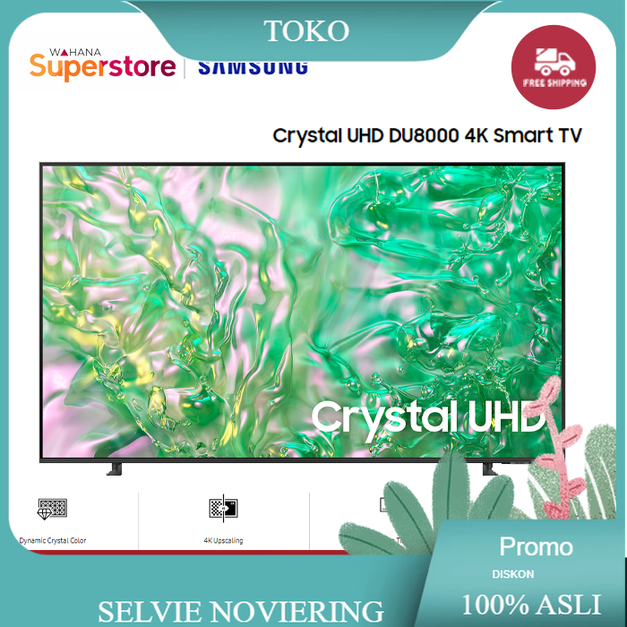 Samsung Crystal UHD 4K Smart TV Tizen OS 55 inch - 55DU8000 | DU8000 ...