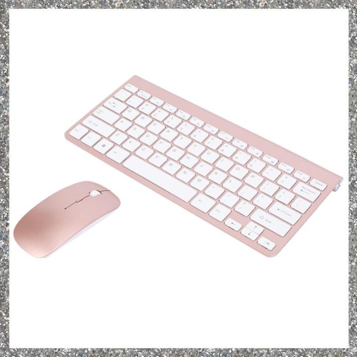 (KXHD) 2.4Ghz Ultra-Thin Wireless Keyboard and Mouse Combo with USB ...