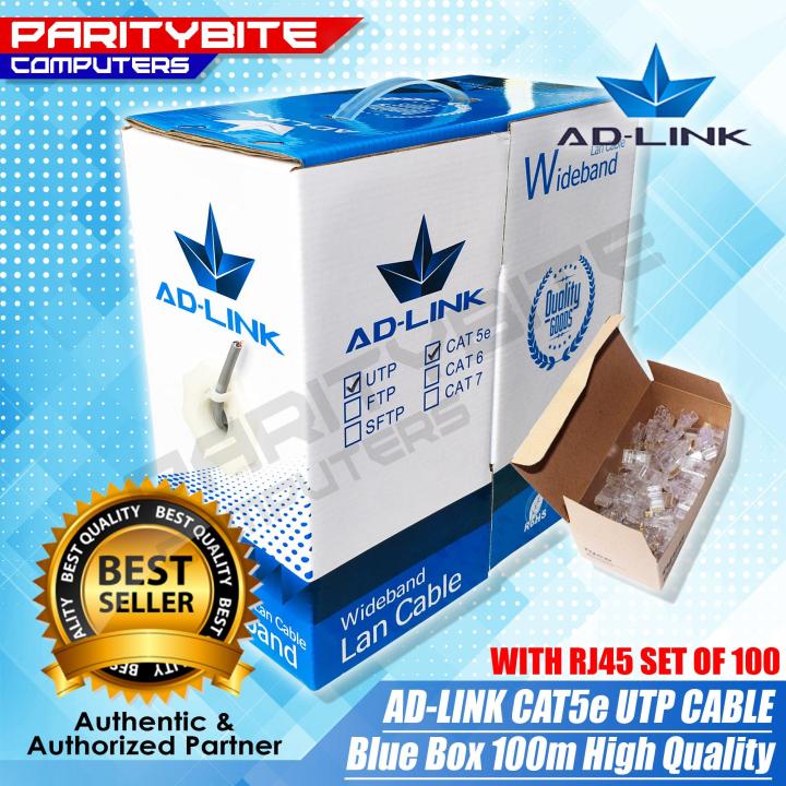 100M CAT5E UTP Cable High Quality with FREE RJ45 set of 100 | Lazada PH