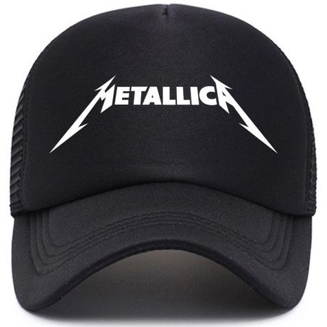 HIGH QUALITY METALLICA ROCK METAL BAND Mesh Cap Net Cap Trucker Hat ...