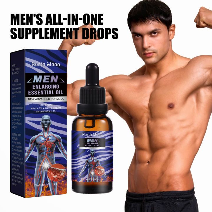 North Moon Men Enlarging Essential Oil Men Energy Massage Essential Oil ...