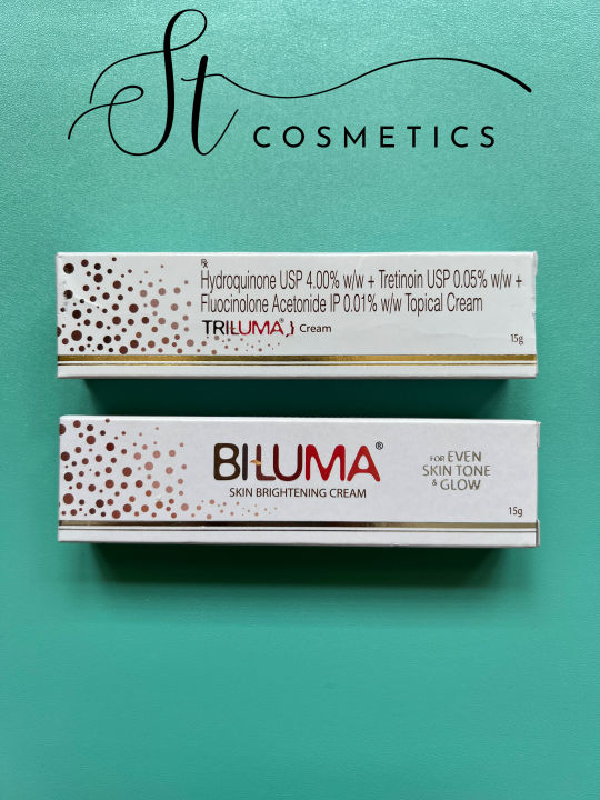 Triluma Cream 15g Anti-Melasma Acne / Biluma Skin Brightening Cream 15g ...