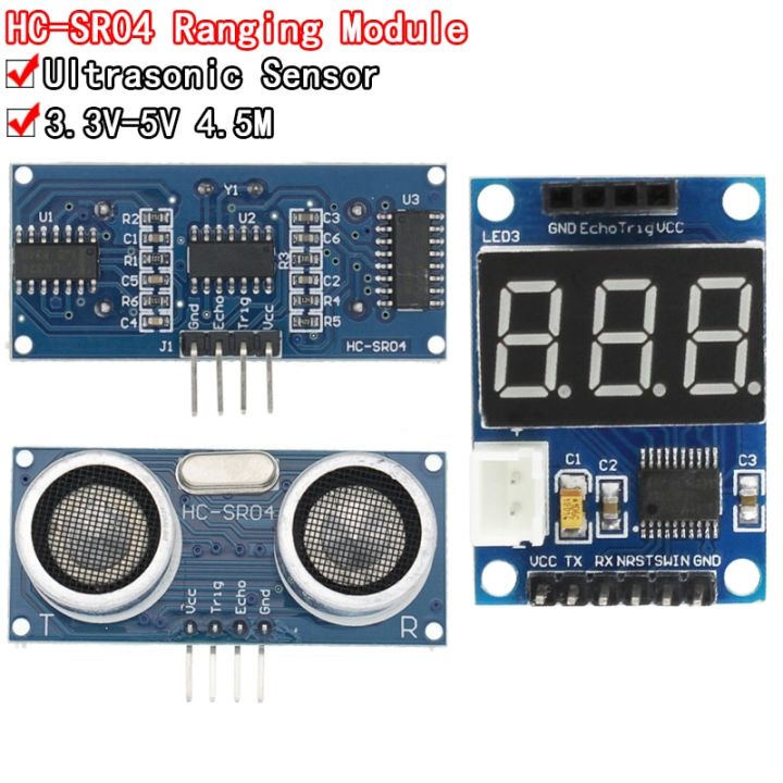 Ultrasonic Sensor Hc Sr04 Hcsr04 To World Ultrasonic Wave Detector