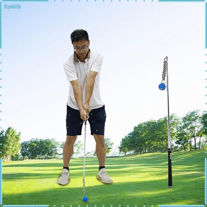 Koklife Golf Swing Aid with Chain Ball Lightweight Posture Guide ...