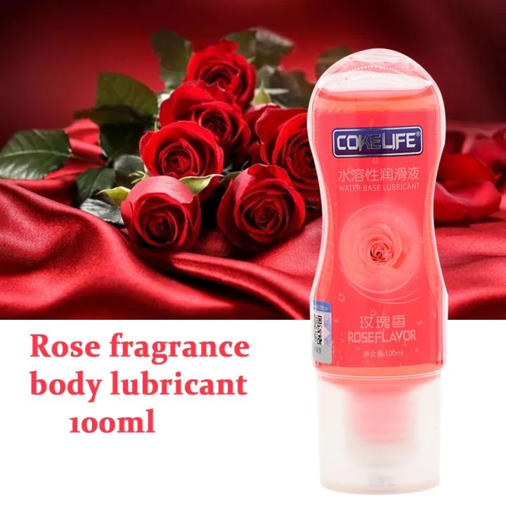 【Lumory】 100ml Rose Fragrance Edible Flavor Water Based Lubricant Oral ...