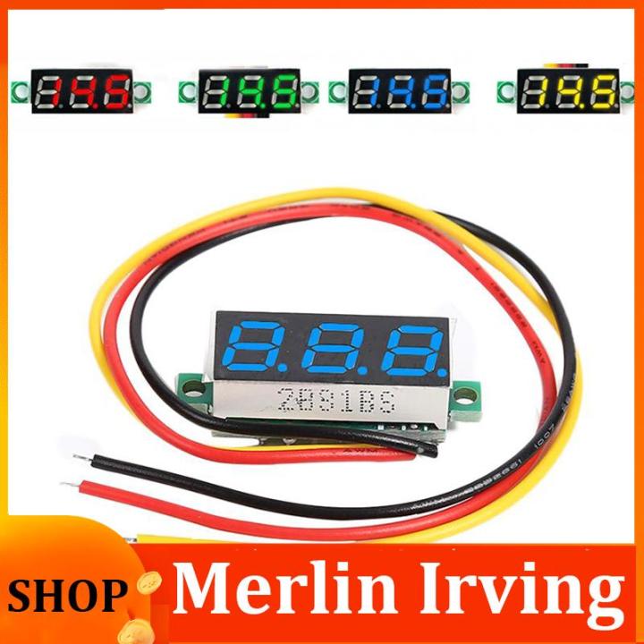 0.28 Inch Ultra Small Digital DC Digital Display Adjustable Three Line ...