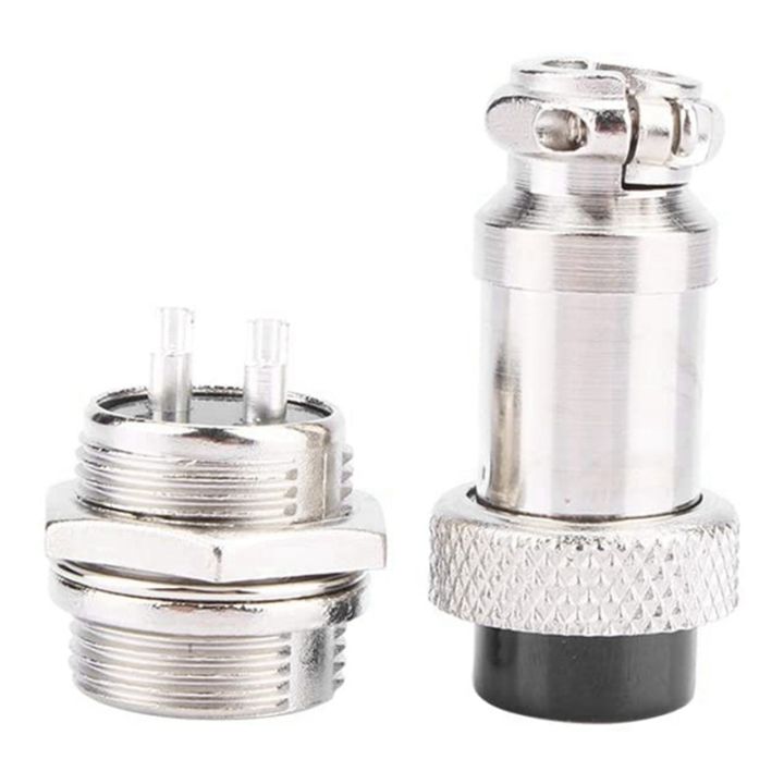 (TIPM) 2X GX16 Aviation Connector 2-Pin 400V Screw Type Male and Female ...