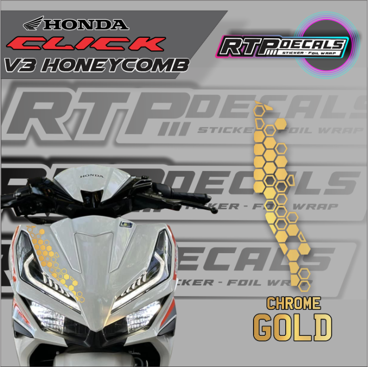 Honda Click V3 Honeycomb Decals Sticker | Lazada PH