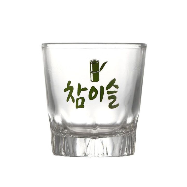 Chanchi Hàn Quốc jeolla Ins Mini tươi ly rượu Nhật Bản cao vẻ đẹp một Miệng thủy tinh soju thủy ...