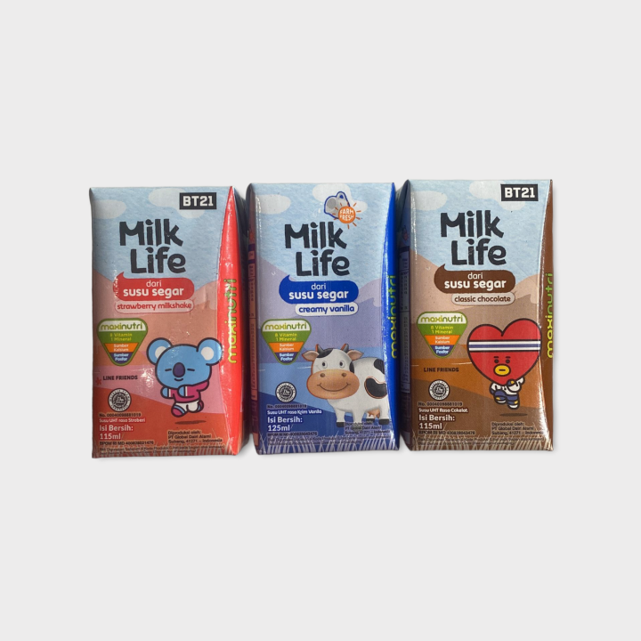 Milk Life Susu UHT Plain | Lazada Indonesia