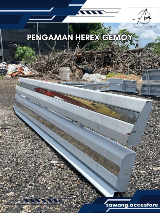 Pengaman Herex Model Gemoy Winglet plus Holo Stenlis Pengaman Samping ...