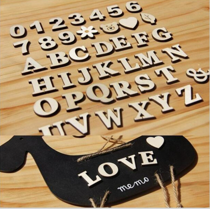 Wooden Craft Letters Natural Wood Alphabet for Home Decor | Lazada PH