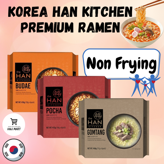 Korea Han Kitchen Premium Ramen | Non-Fried Ramen | Budae Jjigae Ramen ...