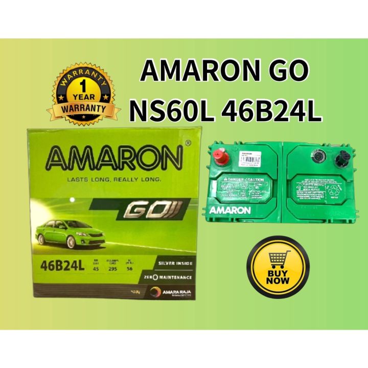 Amaron Battery NS60L NS60 Car Battery Bateri NS60L 46B24L Bateri Kereta ...