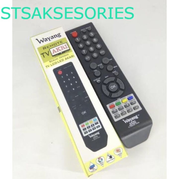 Remote TV Wayang AKARI LED LCD Dan TV Tabung | Lazada Indonesia