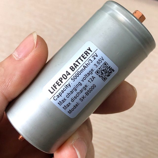 (Không kèm BMS) Pin sắt LifePO4 32650, điện áp 3.2V, dung lượng 6000mAh ...