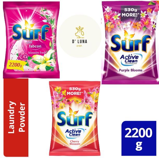 Surf Blossom Fresh | Cherry Blossom | Purple Blooms Laundry Powder ...