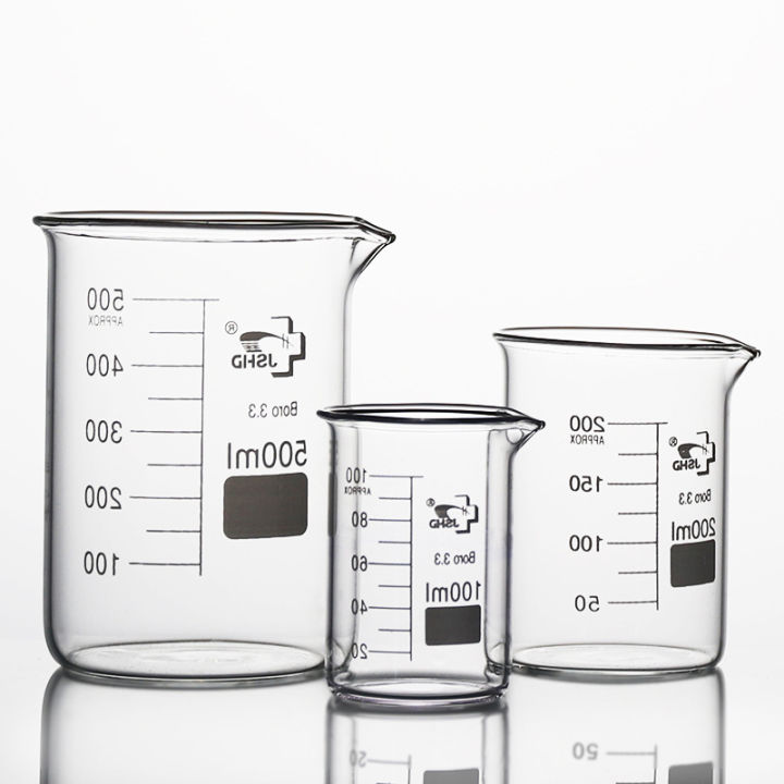 【Good】 Laboratory Graduated Quartz Beaker 50ml Corrosion-resistant And ...