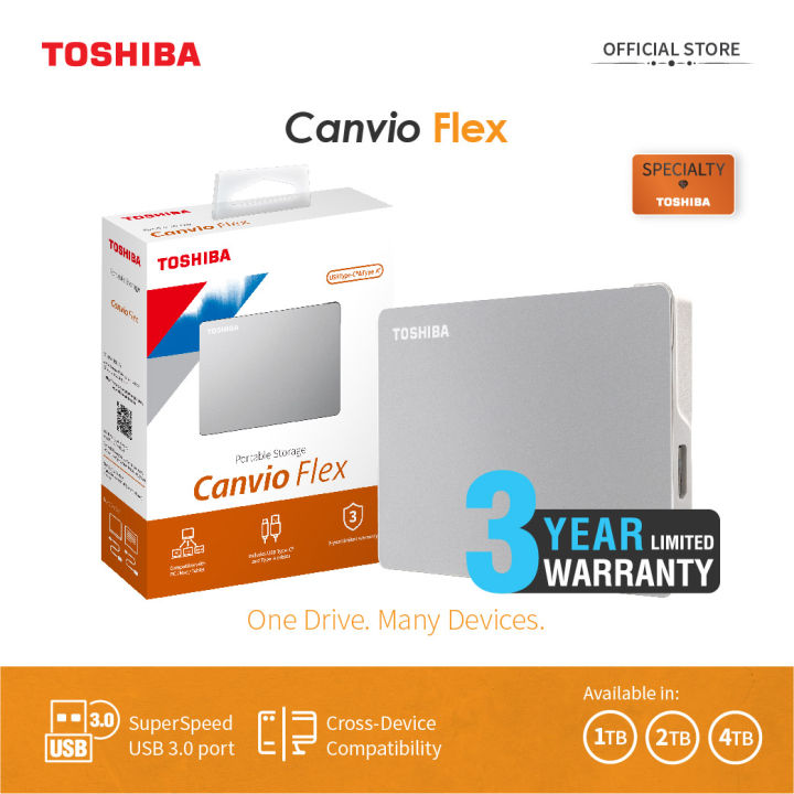 Toshiba Canvio® Flex Type C Portable Hard Drive | Lazada PH