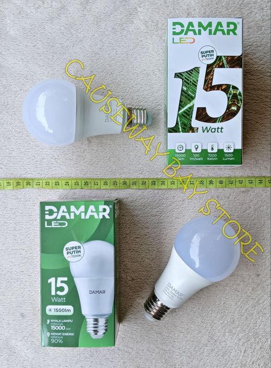 LAMPU LED 15W DAMAR 7200K PUTIH | Lazada Indonesia
