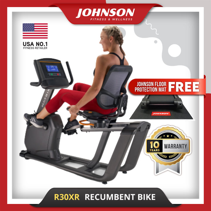 Johnson Fitness Matrix Fitness R30 XR Recumbent Bike | Lazada