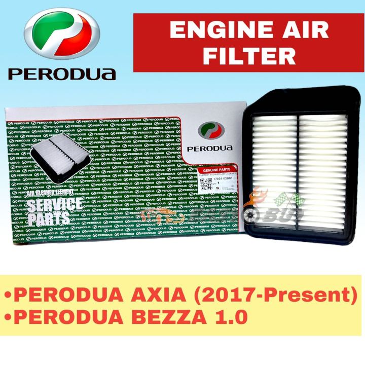ORIGINAL PERODUA ENGINE AIR FILTER - PERODUA AXIA NEW (2017-) / BEZZA 1 ...