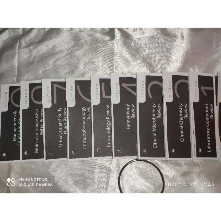 RMT Medicine MedTech Polansky Quick Review Cards for Medical Laboratory ...