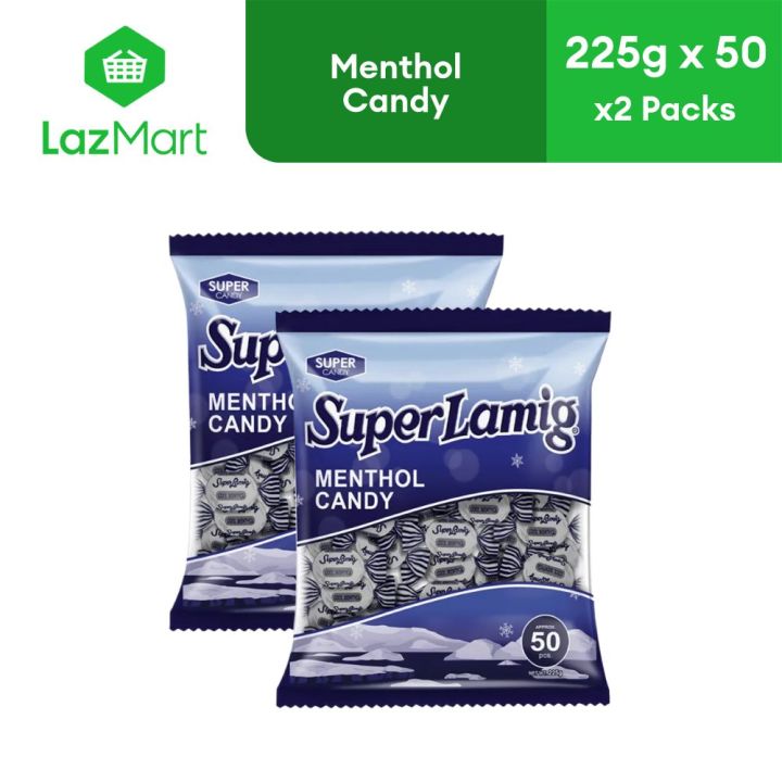 Super Lamig Menthol Candy 50s 225g x 2 | Lazada PH