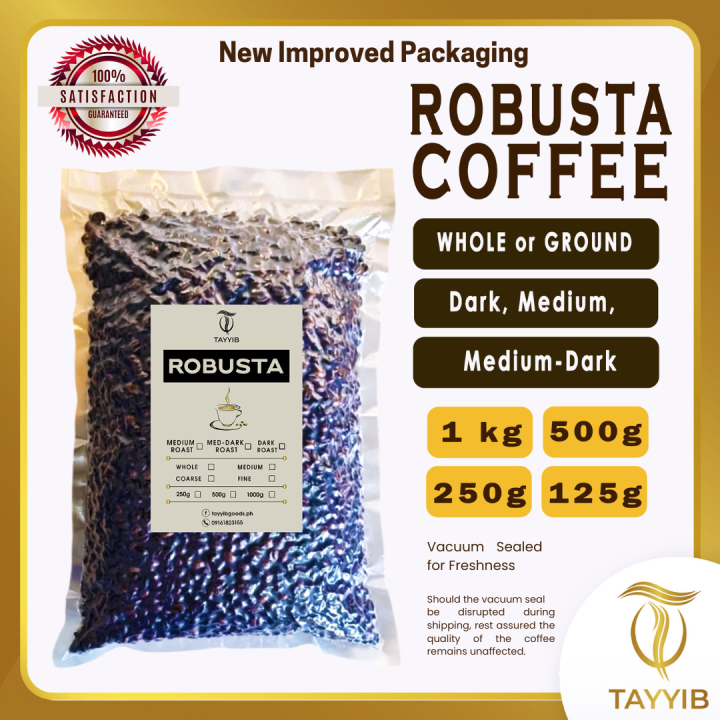 ROBUSTA Coffee Beans Ground | Premium Coffee Robusta | Tayyib | Lazada PH