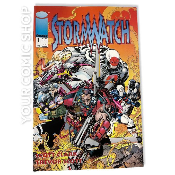Stormwatch 1 Published Mar 1993 by Image Comics Comic BOOK Cartoons Art ...