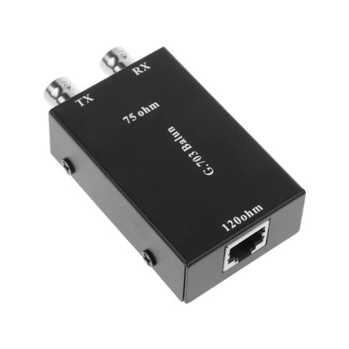 【HAPPYH】 2.048Mbps G703 Coaxial BNC to RJ45 Transmitter E1 Converter ...