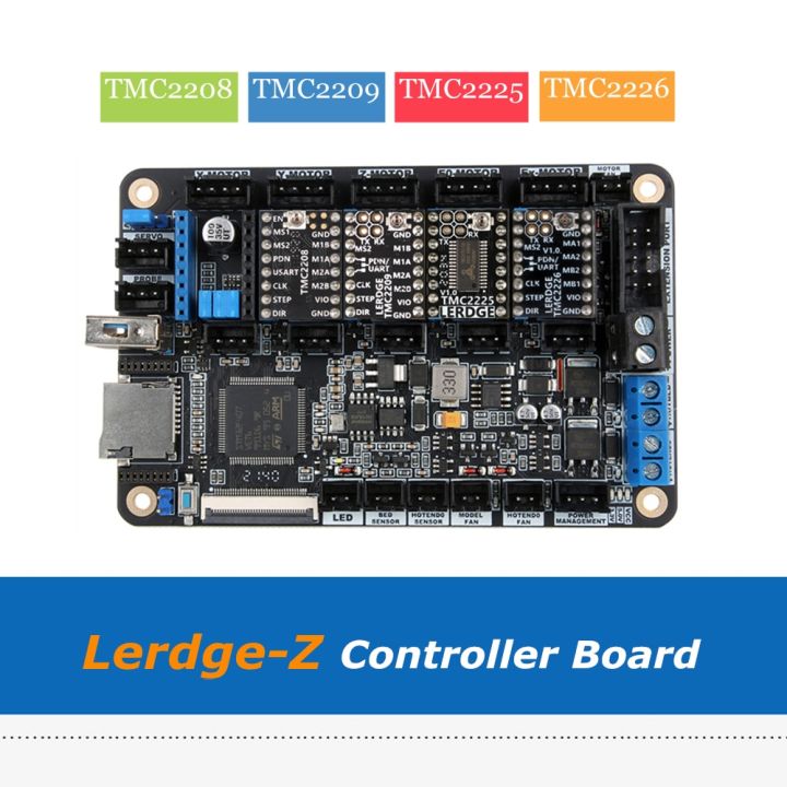 LERDGE Z บอร์ดปริ้นเตอร์3D 32Bit แขน Lerdge-Z เมนบอร์ดควบคุมด้วย5ชิ้น ...