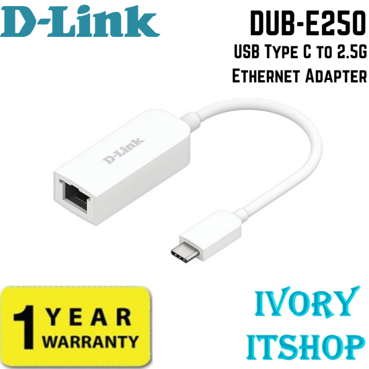 D-Link DUB-E250 USB Type C to 2.5G Ethernet Adapter | Lazada.co.th