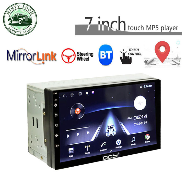 QCY 2DIN Android Stereo 7 Inch Android 10 HD Vehicle Multimedia Player ...