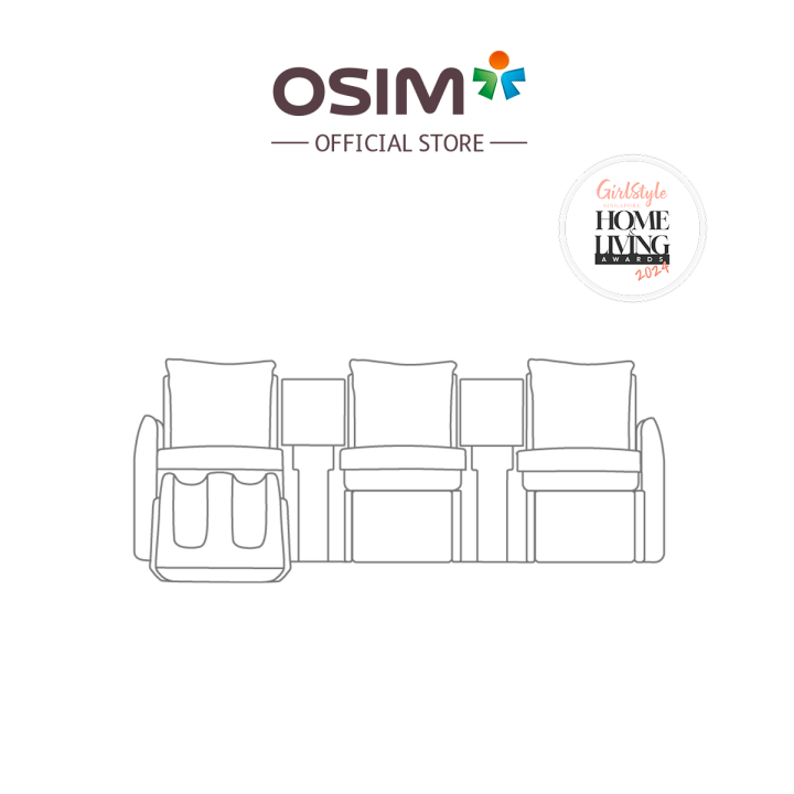 OSIM uDiva SOFA - World 1st Multi-functional Massage Sofa | Lazada ...