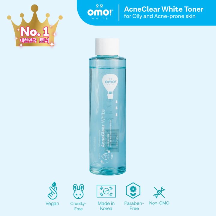 OMO! White AcneClear White Toner 150ml | Lazada PH