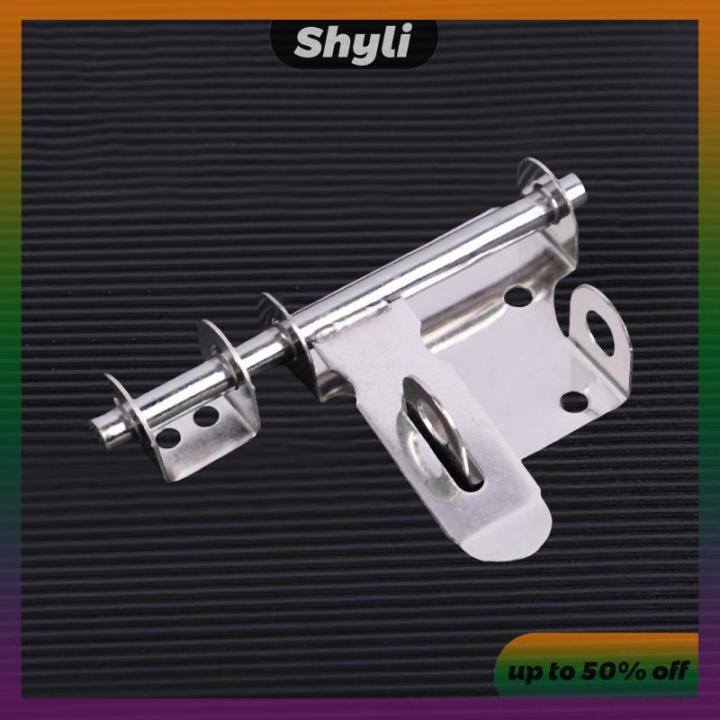 Shyli Stainless Steel Door Latch Solid Sliding Bolts Latch Hasp Home ...