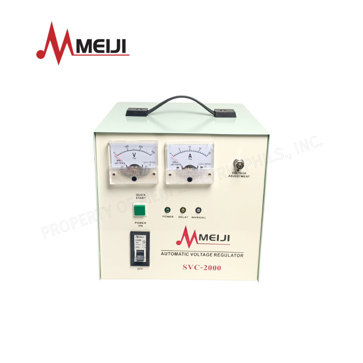 Automatic Voltage Regulator AVR [Meiji AVR Servo Motor Type 2000W] SVC ...