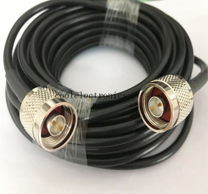RG58 Coaxial Cable N male to N male connector RF Adapter 50-3 Wires ...