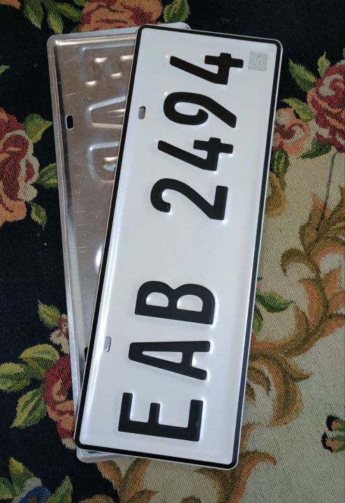 TEMPORARY PLATE ALUMINUM AND REFLECTIVE BASE | Lazada PH