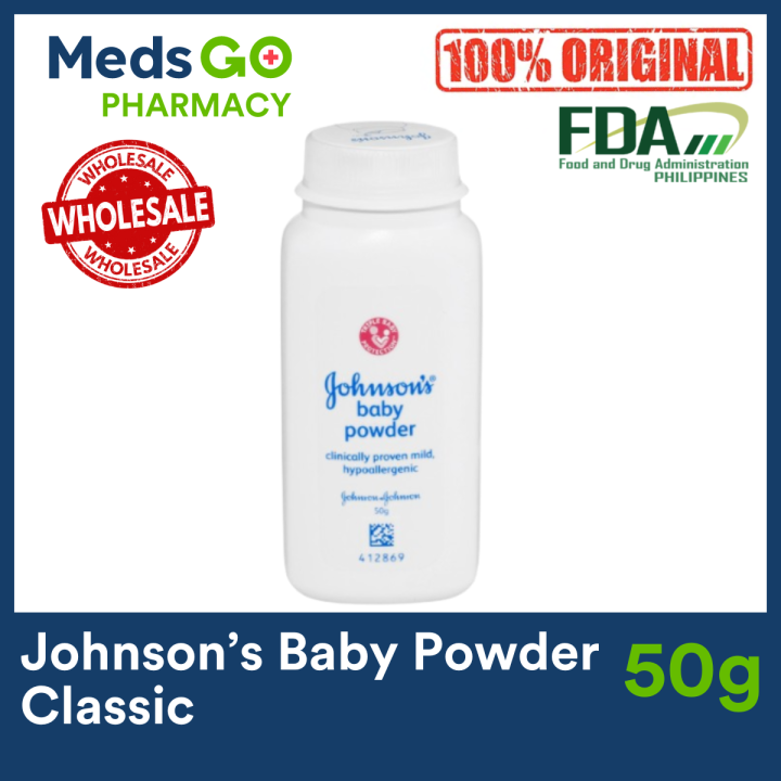 JOHNSON'S Baby Powder Classic 50g | Lazada PH
