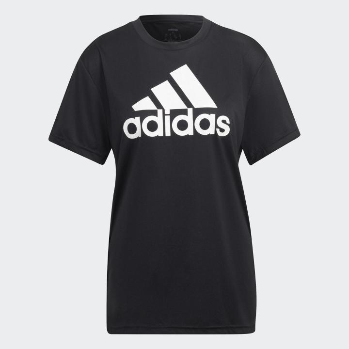 adidas เทรนนิง เสื้อยืดกีฬาทรงบอยเฟรนด์ AEROREADY Designed to Move ...