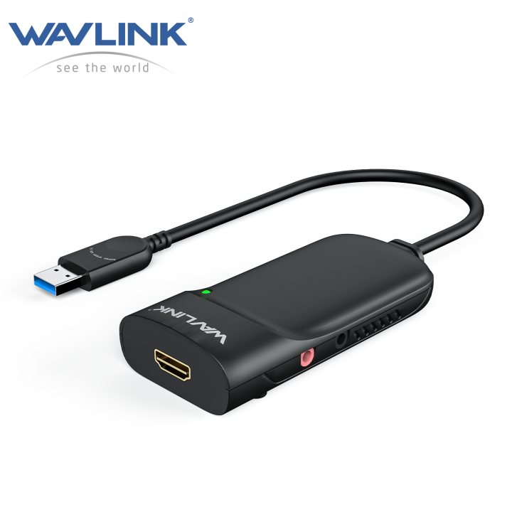 WAVLINK USB 3.0 to HDMI Universal Video Adapter, Displaylink Chips supports up to 6 Moniter ...