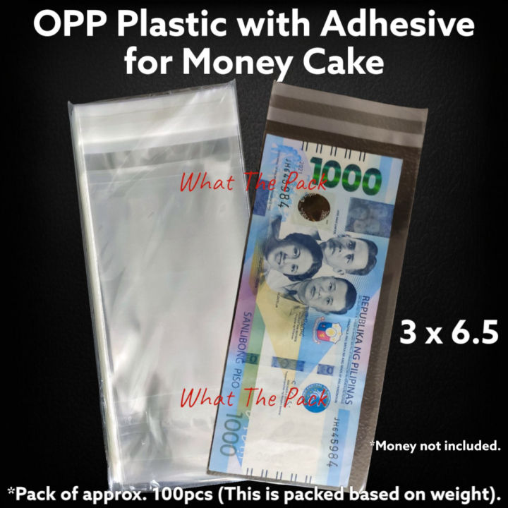 100 PCS Clear PP Plastic Bag with Self-Adhesive and Non-Adhesive ...