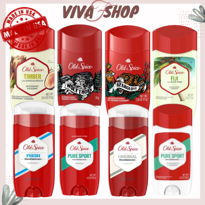 Lăn sáp khử mùi nam Old Spice [HCM] Pure Sport /Bearglove/Wolfthorn ...