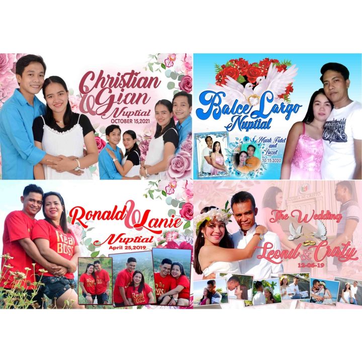 tarpaulin / tarp for any occassion Wedding, Birthdays, Christening ...