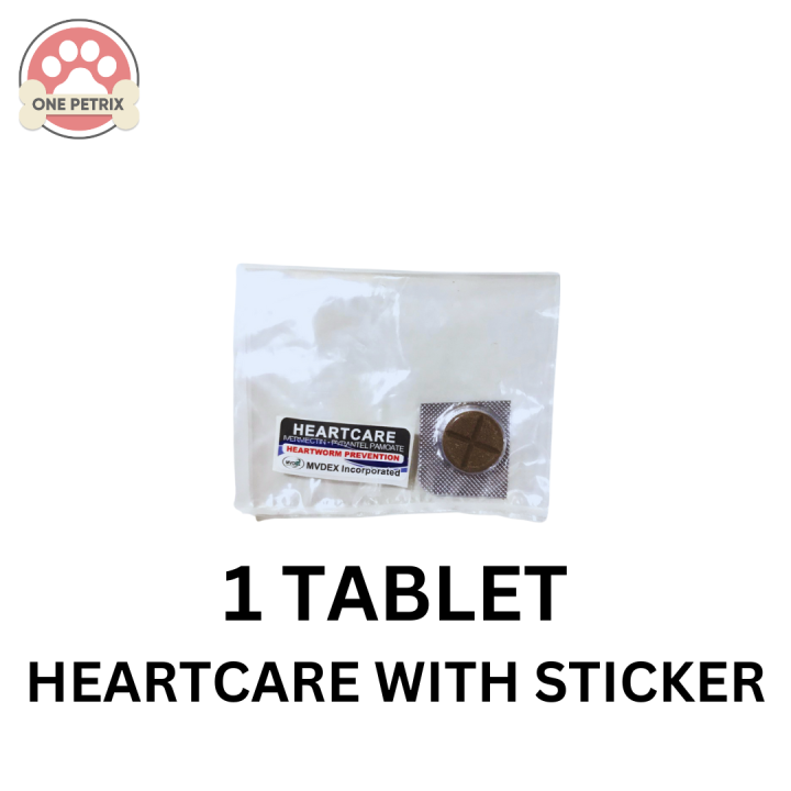Heartcare Dewormer Tablet 1 Tab w/ Sticker | Lazada PH