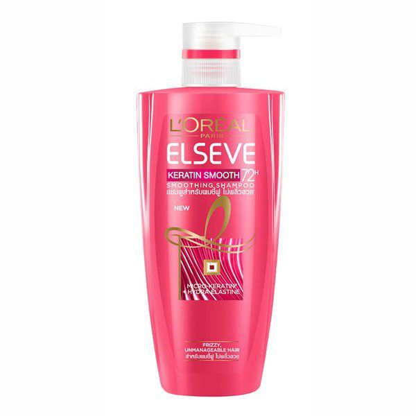 LOREAL ELSEVE KERATIN SMOOTH SHAMPOO 650ml | Lazada