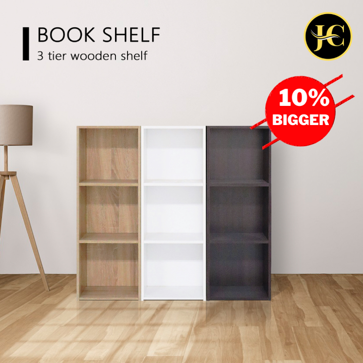 *READY STOCK* 3 Tier Bookshelf JC MODERN/DIY Utility Shelf/Multipurpose ...